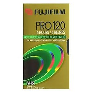 VHS Fuji PRO T-120 High-grade Recordable VHS Cassette Tapes (2 Pack)