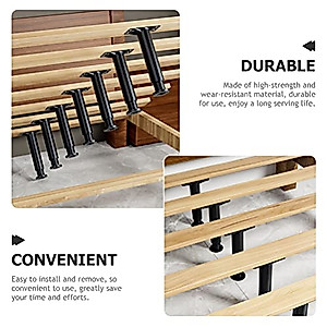 Angoily Beds Bed Frames 4pcs Adjustable Metal Bed Frame Support Legs for King Bed Sofa Table Furniture Cabinet Replacement Parts 13cm-22cm Bed Risers Bed Risers Bed Risers Bed Risers Bed Risers