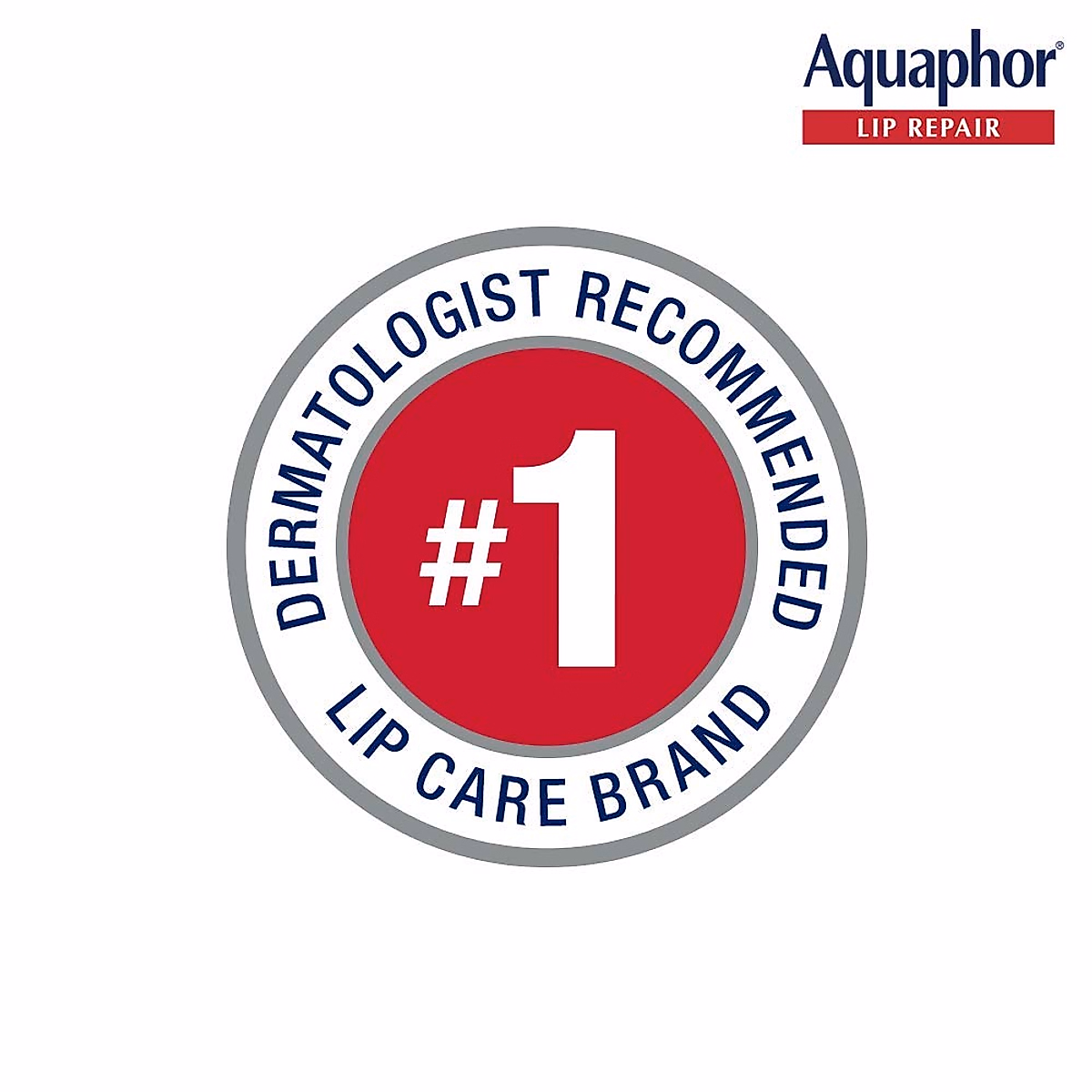 Aquaphor Lip Repair Ointment - Long-lasting Moisture to Soothe Dry Chapped Lips - .35 fl. oz. Tube