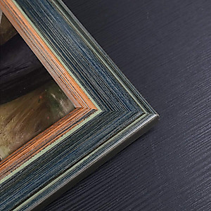 Najer 5x7 Square Retro Stereo Photo Frame, Solid Wood Painting Picture Frame for Wedding, Photo Studio, Home Decoration, Painting Art