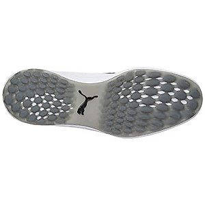 Puma Golf Men's Ignite Nxt Lace Golf Shoe, Quiet Shade-Puma Team Gold-Puma Black, 10.5 M US