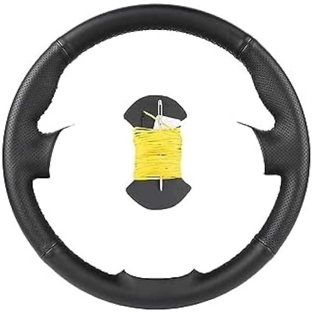 Car Steering Cover for V-olvo S80 2004 2005 XC70 2004-2010 S60 2004-2010 XC90 2004-2006 Car Steering Wheel Sleeve,Yellow