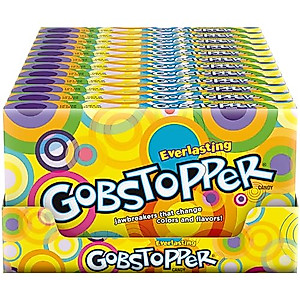 Wonka Gobstopper Everlasting Candy, Jawbreaker Candy, 5 oz (Pack of 12)