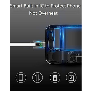 Super Charging Cable Replacement for Huawei P30 Pro 5A Supercharge USB Type C Cable, 6.6FT Super Fast Charge Type-C Cable for Huawei P20 Pro, Mate 20 Pro, Mate 10, P10 Plus, Mate 20 (6.6FT 2 Packs)