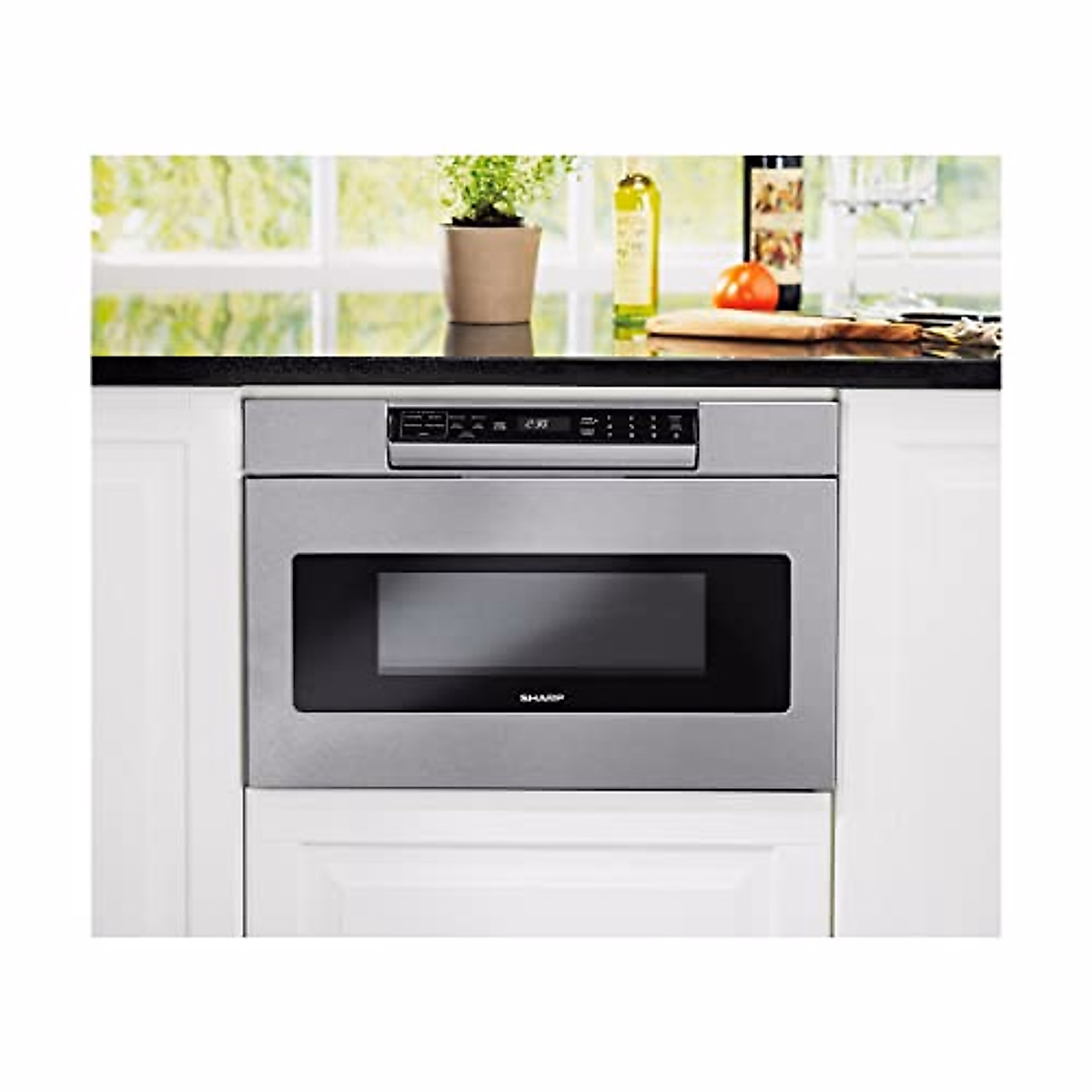 Sharp SMD2470AS Microwave Drawer Oven, 24-Inch 1.2 Cu. Feet, Stainless Steel
