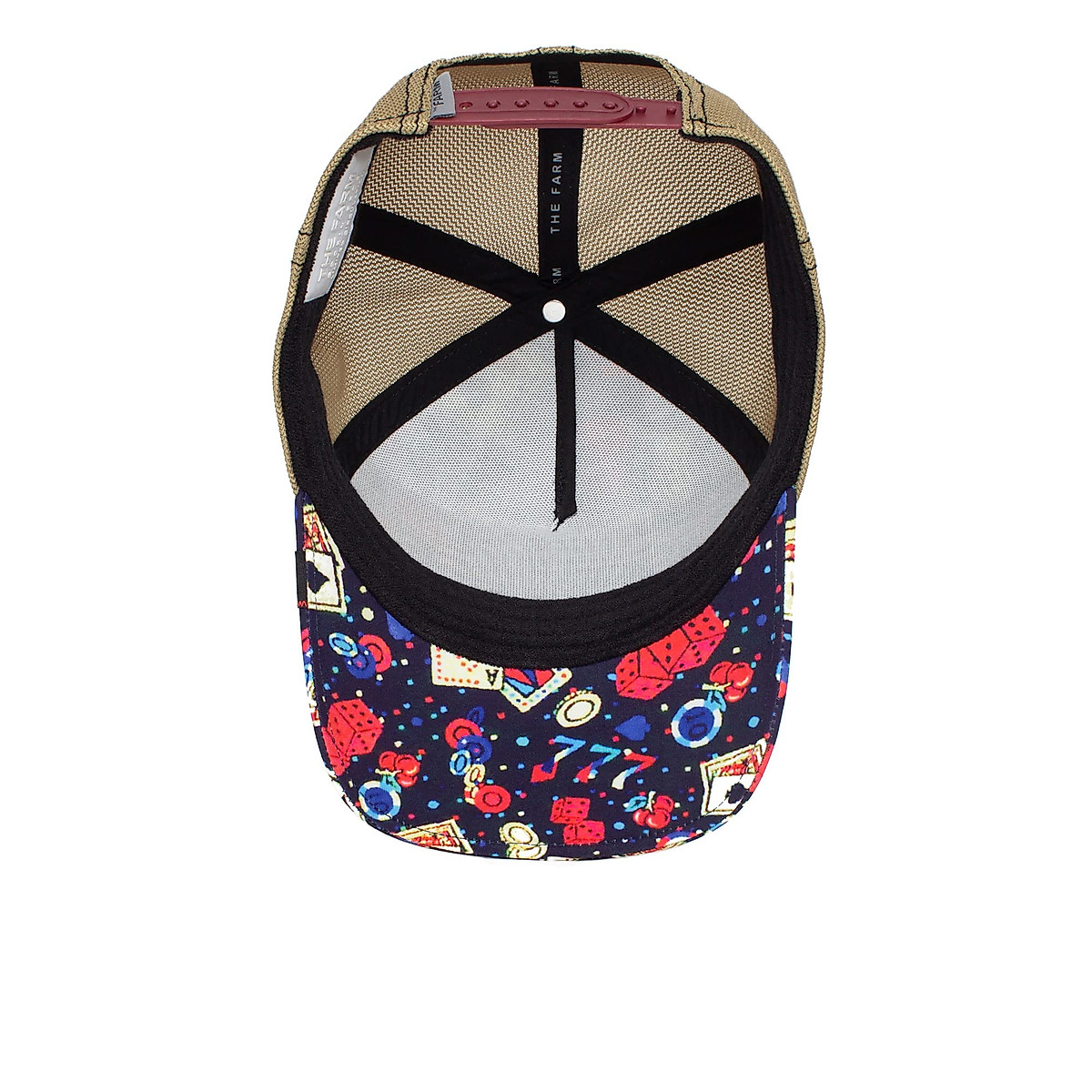 Goorin Bros. The Farm Casino Capsule Unisex Trucker Hat, Poker Face, One Size