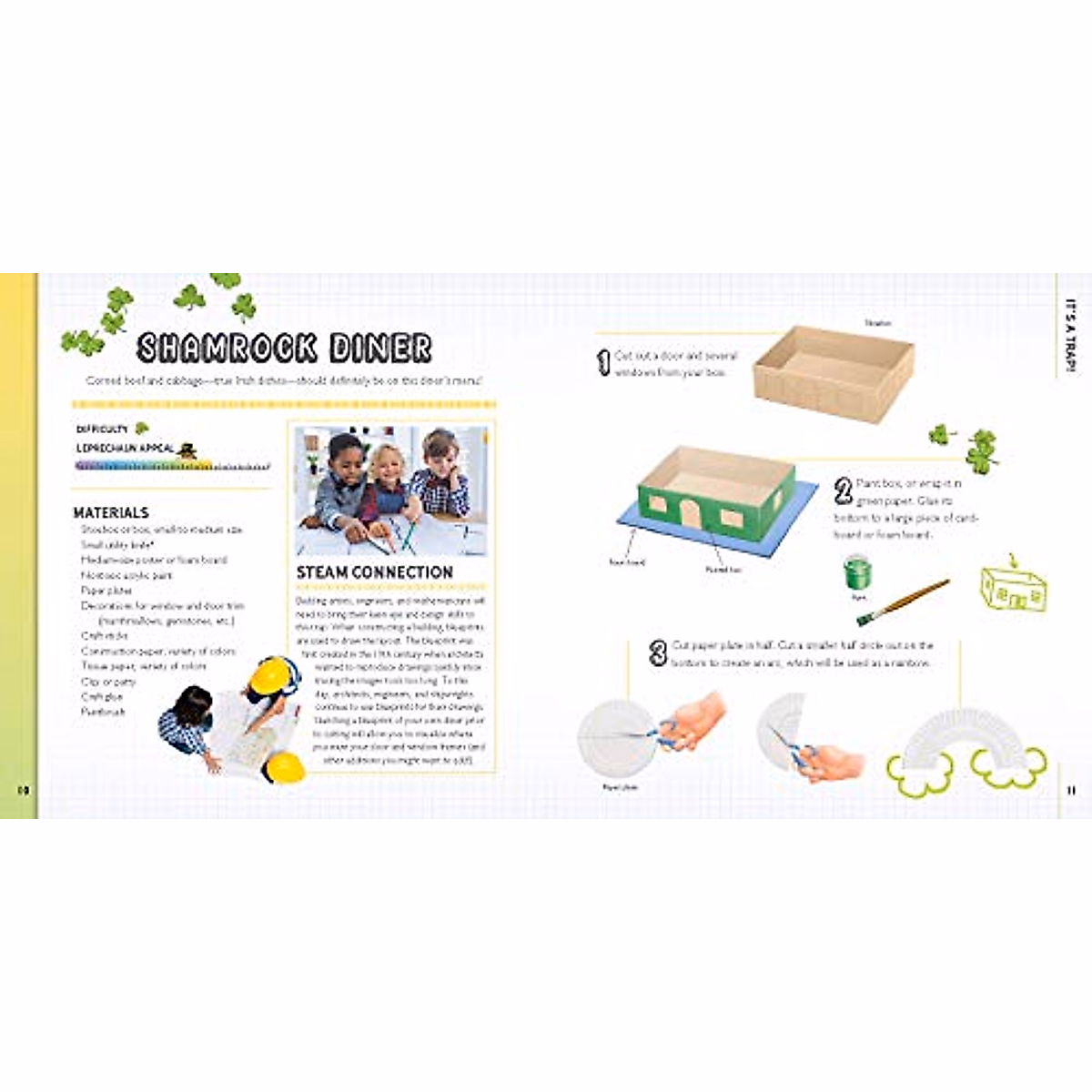 How to Build a Leprechaun Trap:The Ultimate St. Patrick’s Day STEM Activity Book for Kids with 16 Traps and 13 Bonus Activities! (at-home recipes and classroom crafts)