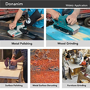 1x30 Sanding Belts for Knife Sharpening Kit, Silicon Carbide Belt Sander Belts 600 800 and 1000 Assorted Fine Grits,15-Pack