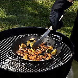 HexClad Hybrid Nonstick BBQ Grill Pan, Dishwasher-Friendly, BBQ and Oven-Safe Up to 900°F