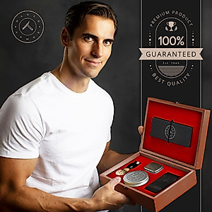 Best Straight Razor Set - Shave Ready Straight Razor Kit, Solid Straight Razor Shaver, Biblical Wood Straight Razor, Japanese Steel, Mens Straight Razor, Best Gifts For Men (Black)