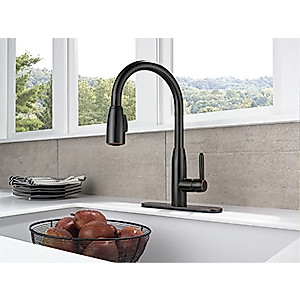 Peerless P188103LF-OB Apex Kitchen Pull-Down Single Handle, Oil Bronze