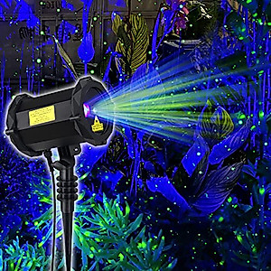 Dalanpa Firefly Garden Lights Star Projector with Blue Nebula Outdoor Decoratice Lighting