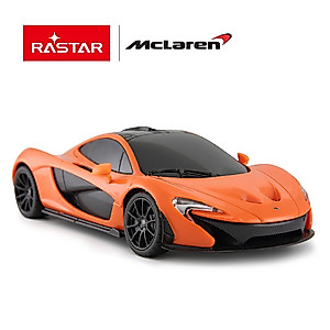 RASTAR RC Car | 1:24 Scale McLaren P1 Remote Control Toy Car, R/C Model Vehicle for Kids – Orange