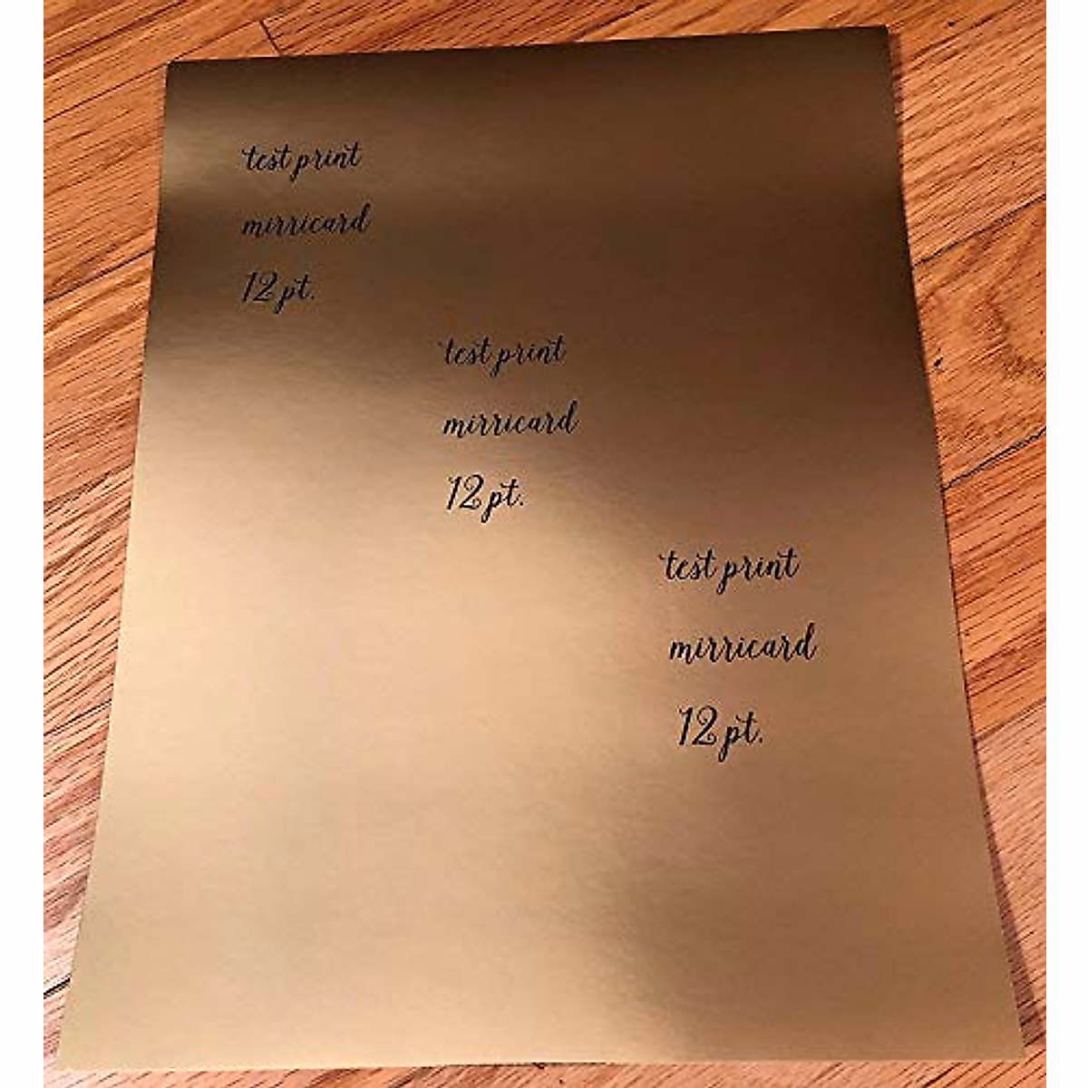 Mirror Rose Gold Mirricard Cardstock - 8.5 X 11 inch - 100 lb / 12Pt - 10 Sheets from Cardstock Warehouse