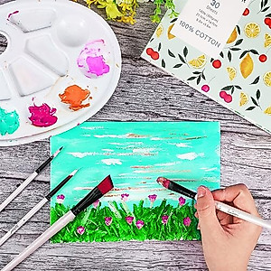 30 Sheets Watercolor Paper Pad, A5 (8.3 x 5.8") Cold Press Watercolor Paper, 140 lb/300 GSM Tearable Water Color Pad for Art Painting, Drawing, Mixed Media