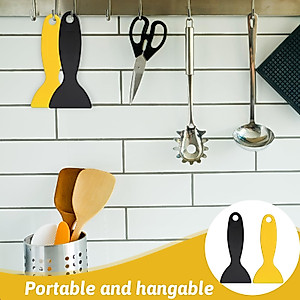 10 Pieces Plastic Scraper Putty Knife Flexible Resin Scraper Paint Scrapers Air Bubble Remover Sticker Installation Tool for 3D Printing Resin Removal Patching Spackling Decal