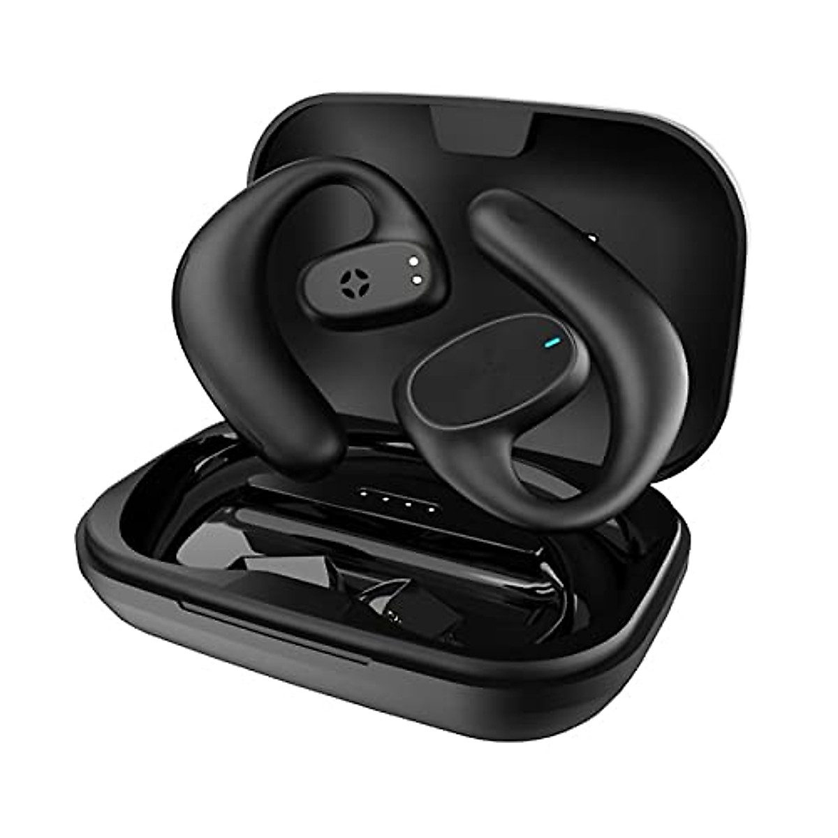 Open Ear Headphones Bone Conduction Earbuds Wireless Bluetooth for Android iPhone, Sport Wireless Earbuds with Earhooks Waterproof Outer Ear Headphones