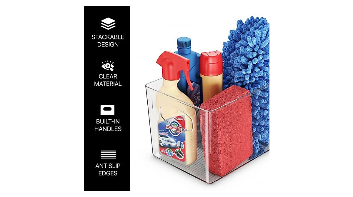 Culine Plastic Storage Bins - Organize Your Kitchen Effortlessly