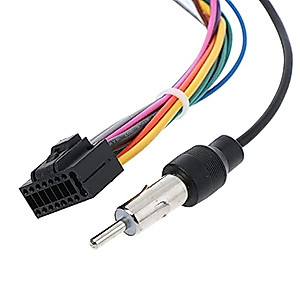 16 Pin Car Radio Stereo Power Harness Loom Wire for Nissan Altima Juke Teana Sunny Subaru Forester Adapter w/Radio Antenna Adapter for Aftermarket Android Radio GPS NAVI