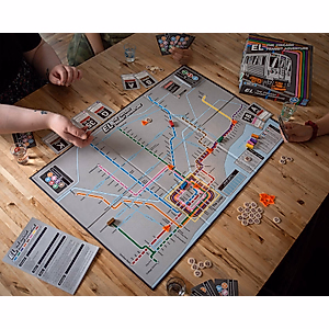 El: The Chicago Transit Adventure - CTA Train Themed Board Game - Chicago Gift | Train Game | Board Games for Adults | Family Board Game