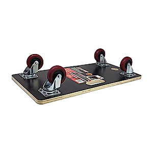 Move-It 3362 Premier 23-Inch x 12-Inch Rectangle Wood Platform Dolly, 530-lb Load Rating