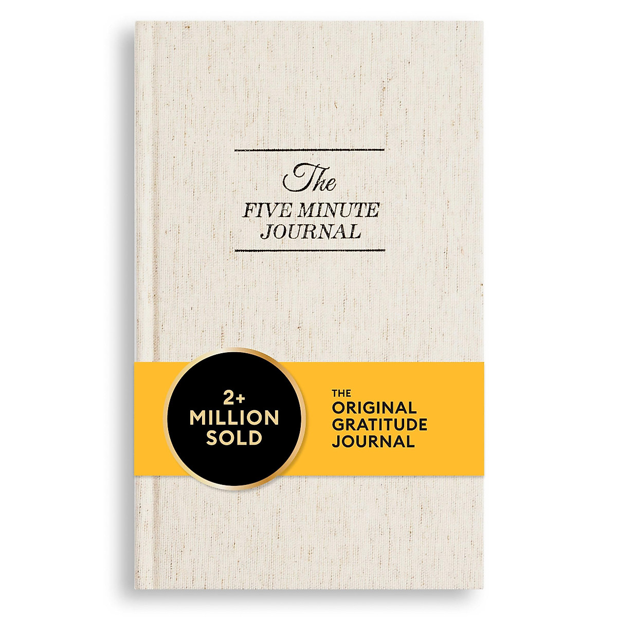 The Five Minute Journal, Original Daily Gratitude Journal, Reflection & Manifestation Journal for Mindfulness, Undated Daily Journal, Plastic-Free, White - Intelligent Change