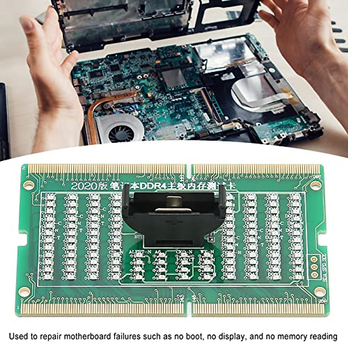 Post Diagnostic Card, Maintenance Detector Light Emitting Diodes Post Test Card Repair Tools for Laptops for Repairing Laptop
