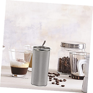 2pcs Coffee Filter Jars Filtering Tube Household Cold Brew Filters Filter for Coffee Cold Coffee Maker Coffee Strainer Practical Coffee Maker Stainless Steel Infuser