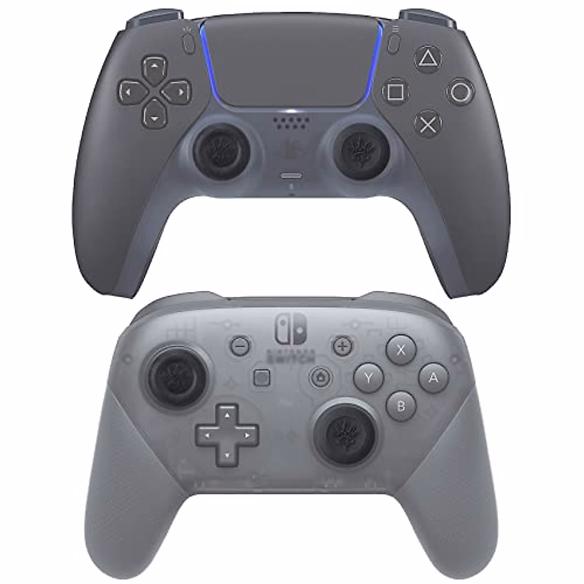 9CDeer Performance Joystick Analog Stick Thumb Grips Set of 6 Standard Compatible with Xbox Series X/S Xbox One, Switch Pro Controller Black