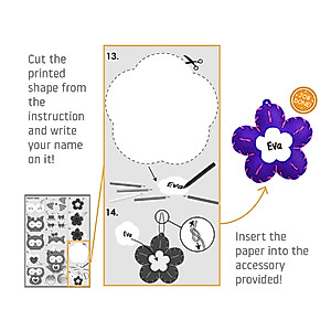 C.S. Kids Magic World DIY Personalised Sewing Kit - Kitten |Frist Sewing Arts & Crafts Gifts | Educational Sewing Kit for Kids | Sew Your Own (Safety Needle & Instruction Included)