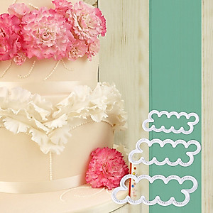 KALAIEN 3 pcs The Easiest Carnation Ever Cutter Flower Cake Cookie Sugarcraft Fondant Decorating Plunger Cutters Mold