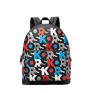 Michael Kors Mens Cooper Logo Backpack Large (Red Multi)