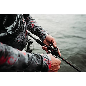 13 FISHING - Inception G2 Baitcast Reel - 7.3:1 Gear Ratio - Left Hand Retrieve (Fresh) - ING2-7.3-LH, Black