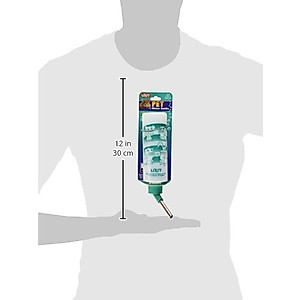 Lixit Weather Resistant Cage Water Bottles for Rabbits, Ferrets, Guinea Pigs Hamsters and Other Small Animals. (8-Ounce)