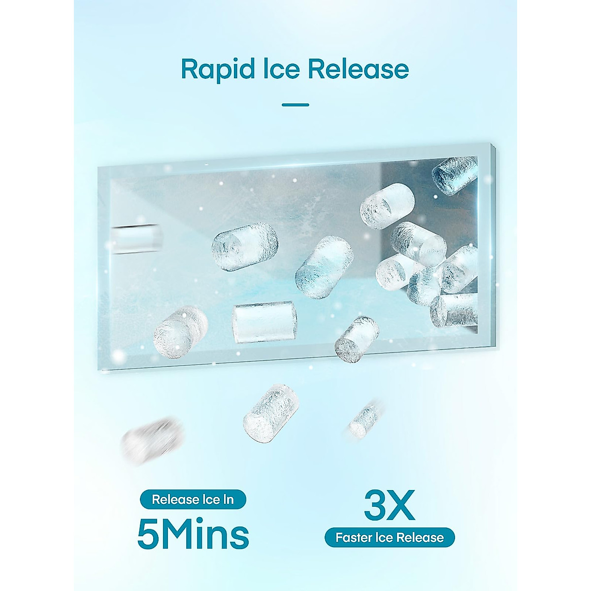 Nugget Ice Maker Countertop, Makes 33lbs Crunchy ice in 24H, 5.3lbs Basket at a time, Self-Cleaning Pebble Ice Machine with Scoop and Basket, Portable Ice Maker for Home/Kitchen/Office/Bar, FOHERE