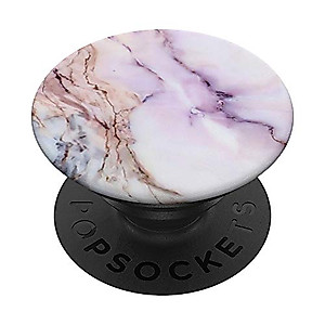 Marbled White Golden Rose Purple Pink Blue Grey PopSockets PopGrip: Swappable Grip for Phones & Tablets