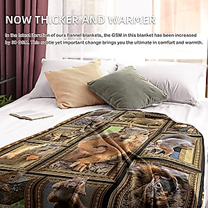 Funny Squirrel Gifts for Squirrel Lovers, Squirrel Blanket Fleece Soft Cozy Throw Blanket for Couch Bed Living Room, Lightweight Flannel Plush Warm Travel Throws and Blankets for Sofa 50x60 Inches