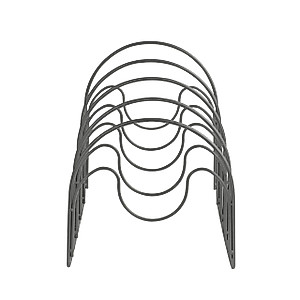 Spectrum Diversified Arc Lids for Pots & Pans, Storage & Organization, in-Cabinet Skillet & Bakeware Organizer, Sturdy Steel Kitchen Cupboard Organi, Medium, Satin Nickel