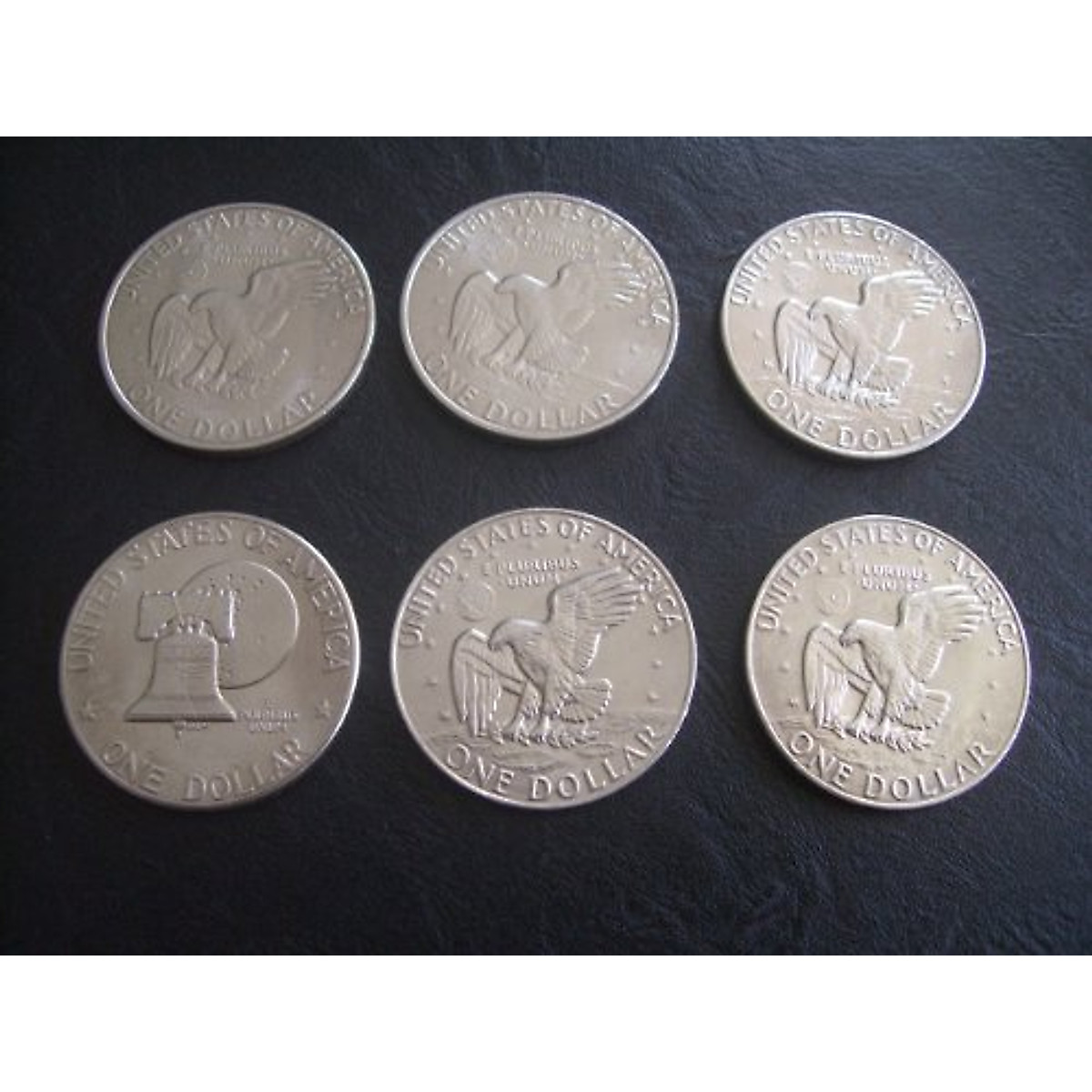 1971-1978 P All 6 IKE Eisenhower Circulated Dollar Coins Set From Phliladelphia Mint