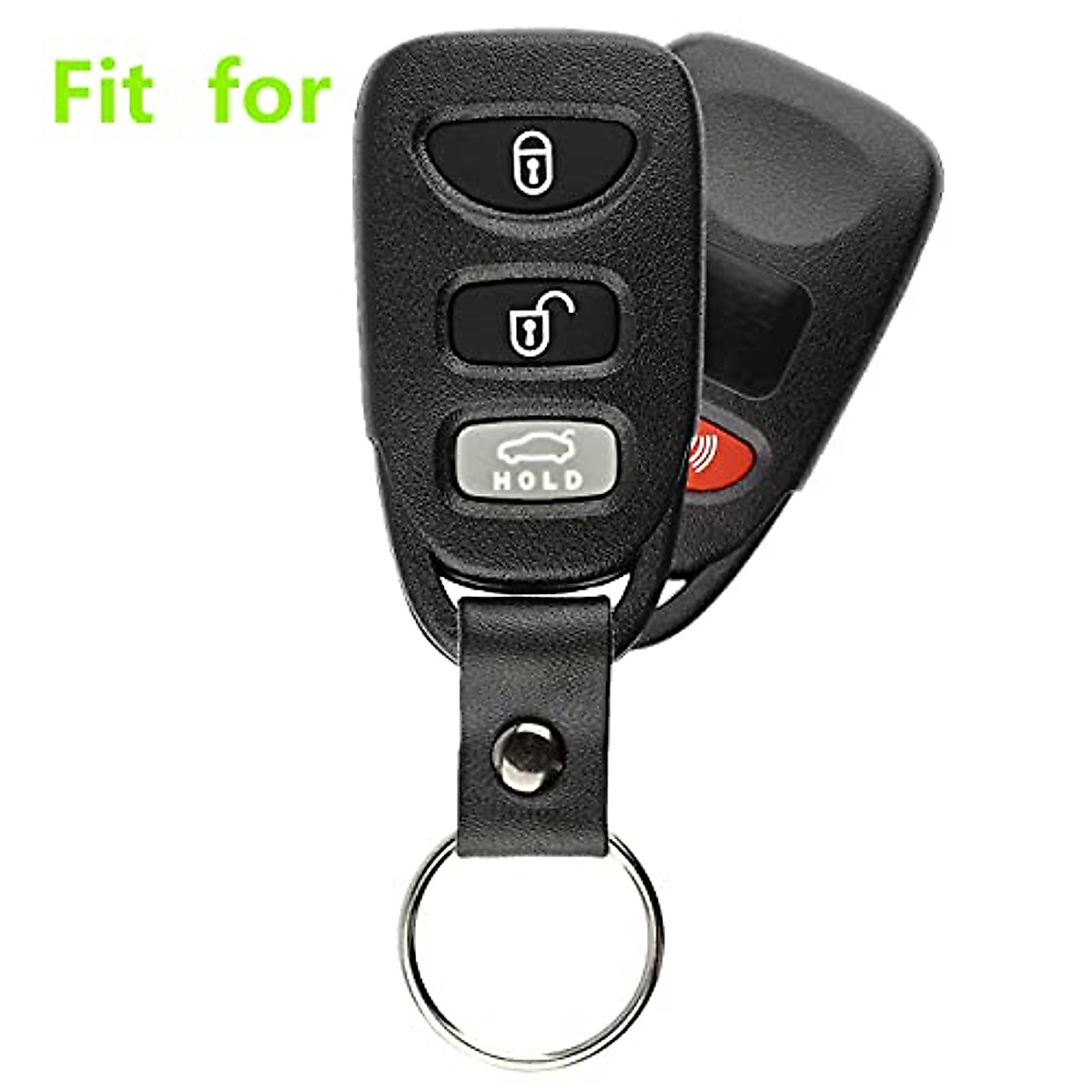 Click Image to Open expanded View Smart Key Fob Cover Case Protector Keyless Remote Holder for Hyundai Elantra Genesis Sonata Kia Sorento Forte Optima