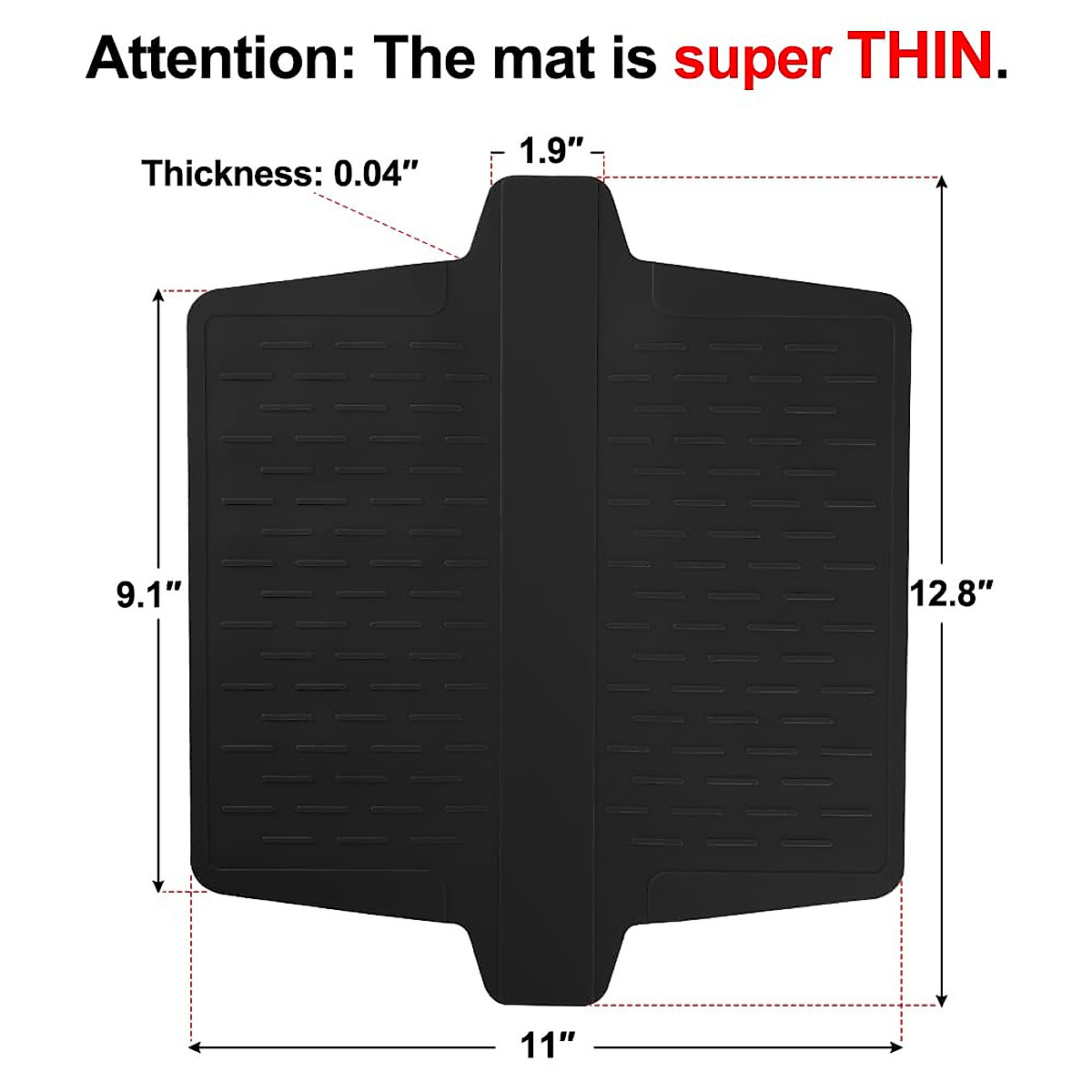 Sink Divider Ultra Thin Sink Saddle Mat VELOVYO Sink Protector Super Soft Kitchen Sink Mat No Smell Never Stain Durable