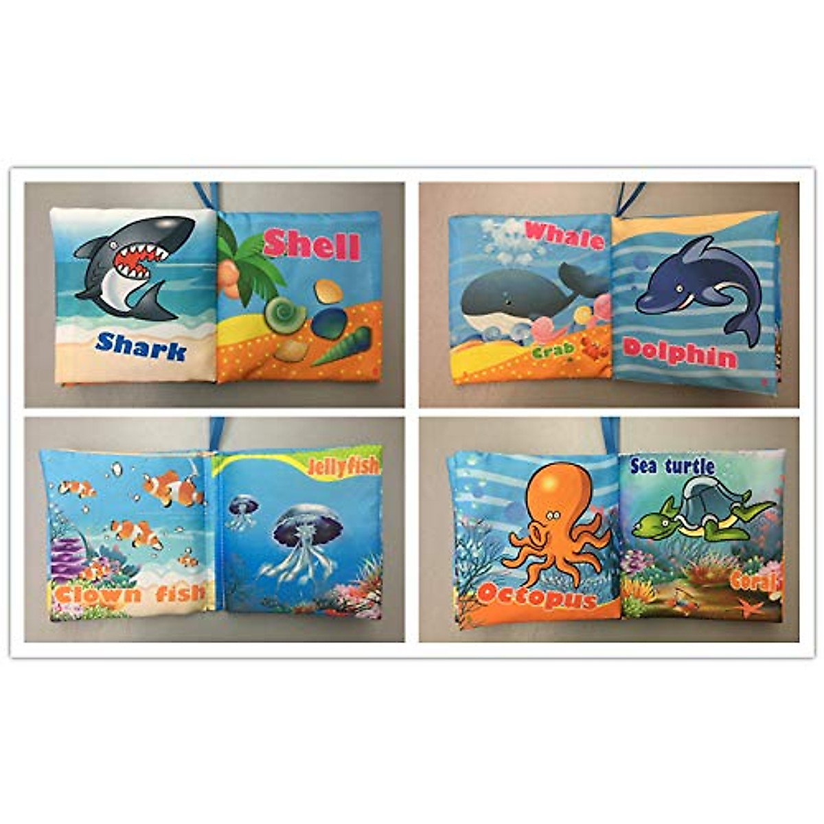 LmtLessDeals Baby Soft Cloth Books Baby Books Safety Fabric Baby Book Set 3 Pack Gift Set