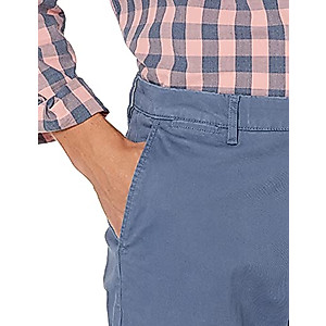 Amazon Essentials Men's Athletic-Fit Washed Comfort Stretch Chino Pant (Previously Goodthreads), Denim, 29W x 32L