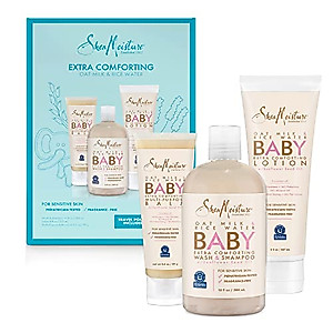 SheaMoisture Baby Gift Set Gift Sets Perfect For New Moms Oat Milk & Rice Water Hypoallergenic