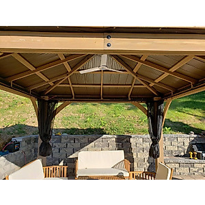 sunlar 28" inch 12V DC Ceiling Fan 12 Volt Portable gazebo fan