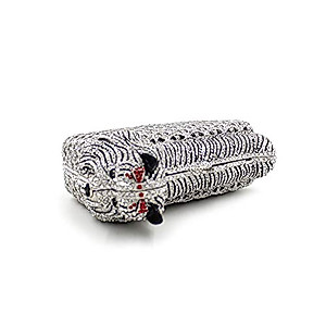 Puppy Evening Bag Luxury Diamond Crystal Clutch Bling Dazzling Purse Party Date Handbag Special Wallet