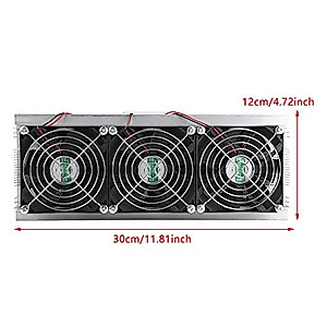 Thermoelectric Cooler, Thermoelectric Cooler, Asixx DIY Thermoelectric Peltier Refrigeration Semiconductor Cooler Air Cooling Device 20A 12V