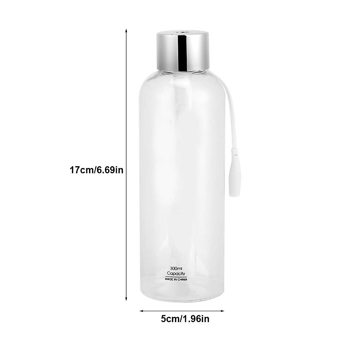 Milltrip 300ml USB Cool Mist Humidifier, Portable Mini Cool Mist Water Bottle Humidifier for Bedroom Desk Car Travel Office Baby Home