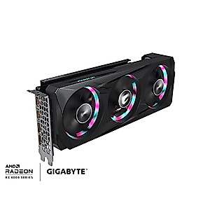Gigabyte AORUS Radeon RX 6750 XT Elite 12G Graphics Card, WINDFORCE 3X Cooling System, 12GB 192-bit GDDR6, GV-R675XTAORUS E-12GD Video Card