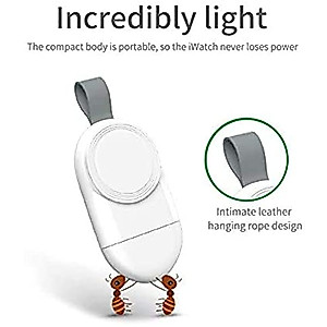 Charger for Apple Watch, Travel Car Charger, Portable USB Wireless Magnetic Fast Charging Compatible with for Apple Watch Series SE 8 7 6 5 4 3 2